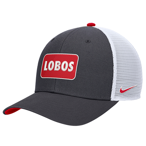 UNM Bookstore Men's Nike Cap Lobos Dark Gray