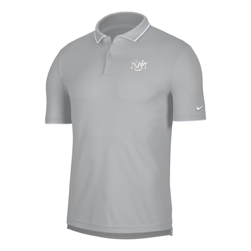 UNM Bookstore Men's Nike UNM Polo Light Gray