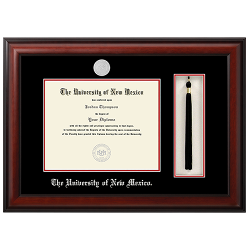 UNM Bookstore Jostens Meridian BA/MA Tassel Diploma Frame